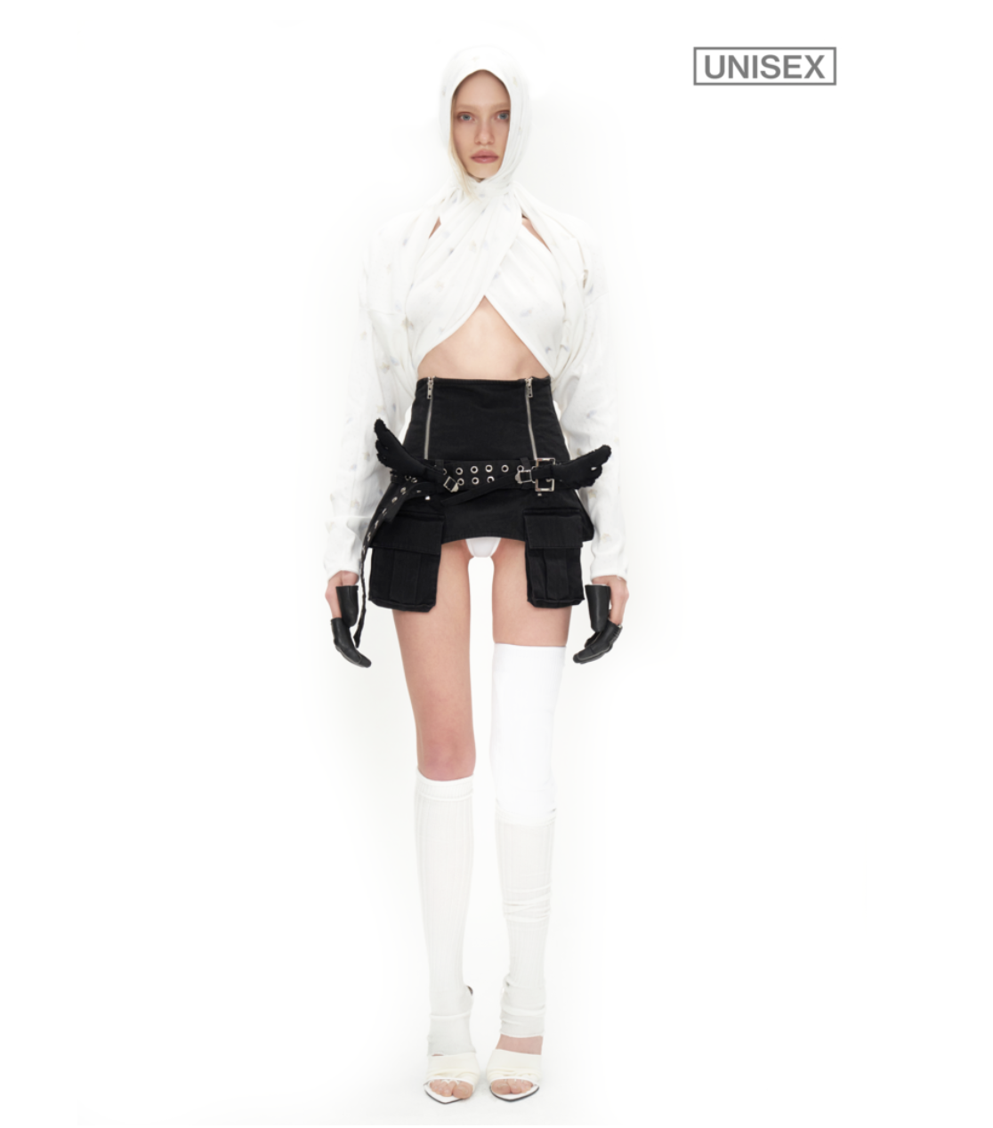 BEAR INTARSIA KNIT SCARF – REBORNE