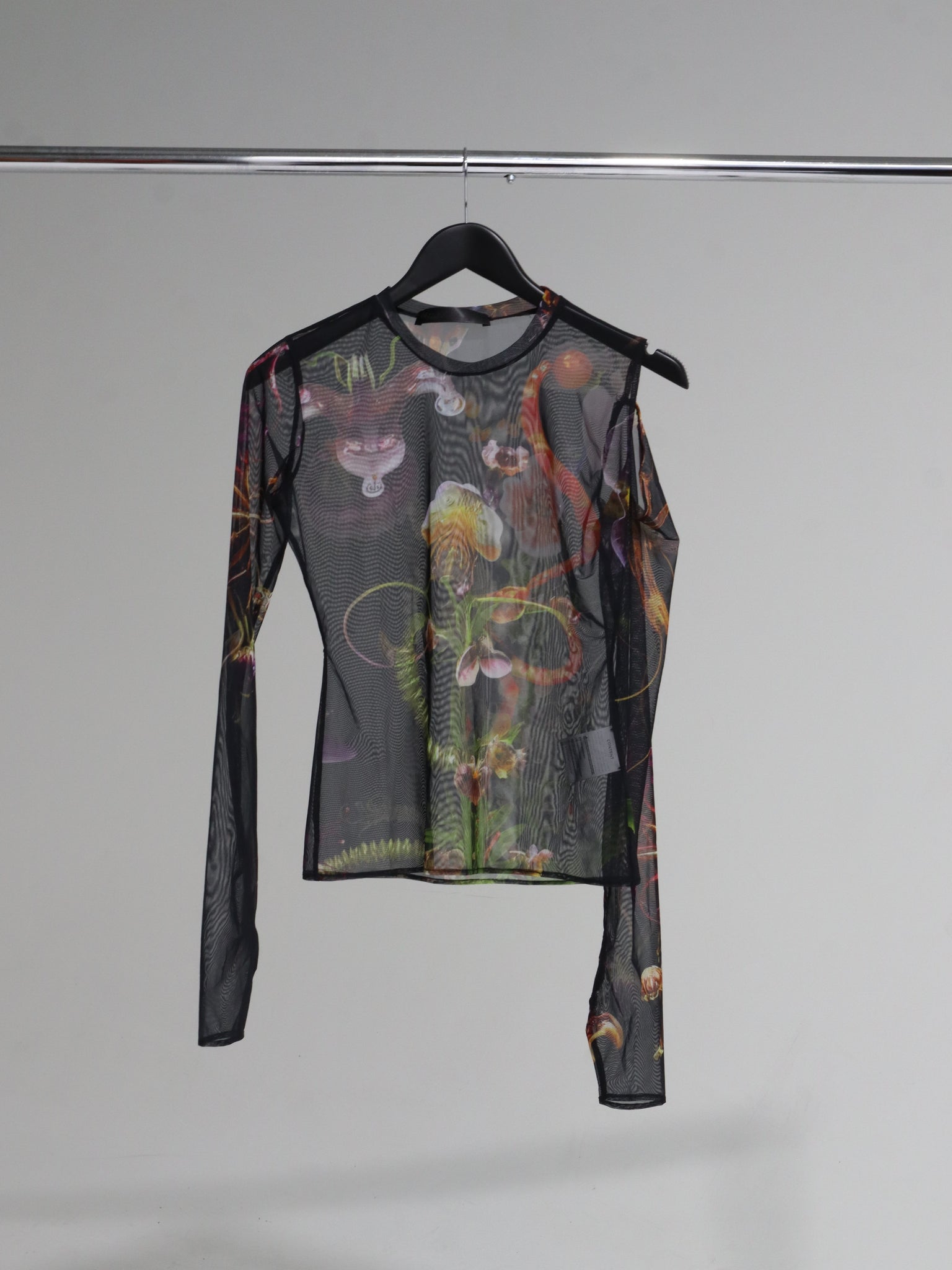 Mechanical Flowers Mesh Top – REBORNE